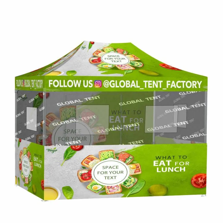 Feast in Style: 10'x20' Custom Food Tent | GLOBAL TENT